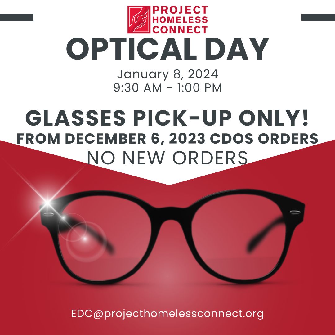 Optical Day - Project Homeless Connect